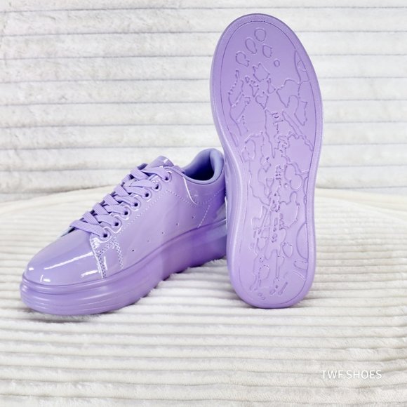 Berness | Shoes | Shiny Patent Cush Baby Lilac Purple Comfy Fashion ...